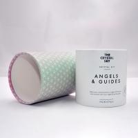 China Custom Printed Eco Friendly Candle Tube Packaging 90mm x 120mm Cardboard Cylinder Box for sale