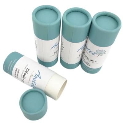China Custom Printing Deodorant Push Up Tubes Biodegradable Packaging For Body Balm for sale