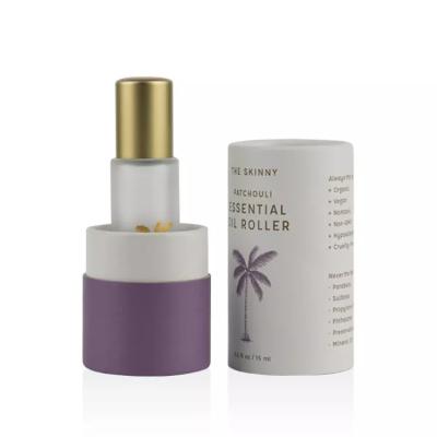 China 15ml Essential Oil Paper Tube Cosmetic Roller Bottle Container Eco-Friendly Packaging for sale