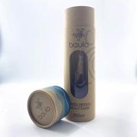 China Custom Printed Kraft Paper Tube with Window for Wine Bottle Cup Packaging Eco Friendly for sale