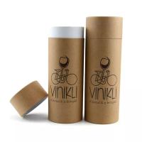 China Custom Kraft Paper Wine Tube Packaging Round Cardboard Tube 500 Pcs MOQ for sale