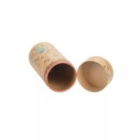 China Custom Kraft Paper Tube for Coffee Tea Packaging 500pcs MOQ for sale