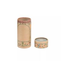 China Custom Kraft Paper Tube for Coffee Tea Packaging 500pcs MOQ for sale