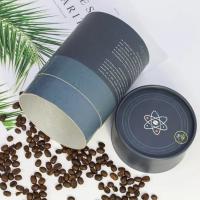 China Custom Food Grade Paper Tube Packaging with Airtight Peel Off Lid for Coffee Collagen Powder Tea 500pcs MOQ for sale