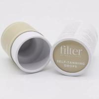 China Custom Printed Paper Cosmetic Tubes CMYK Cardboard Cylinder for Essential Oil 500pcs MOQ for sale