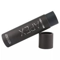 China Black Kraft Paper Tube Packaging Recyclable Cardboard Cosmetic Food Container Custom Size for sale