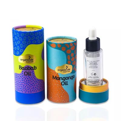 China 30ml Eco-Friendly Cardboard Essential Oil Tube Packaging Customizable Paper Container for sale
