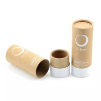 China 30ml Essential Oil Kraft Paper Tube Packaging Custom Logo Cosmetic Box for sale