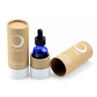 China 30ml Essential Oil Kraft Paper Tube Packaging Custom Logo Cosmetic Box for sale