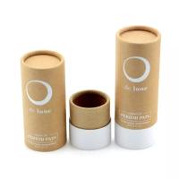 China 30ml Essential Oil Kraft Paper Tube Packaging Custom Logo Cosmetic Box for sale