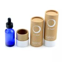 China 30ml Essential Oil Kraft Paper Tube Packaging Custom Logo Cosmetic Box for sale