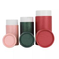 China Custom Recycled Cardboard Paper Tube Packaging Cylinder 50mm Diameter Eco Friendly Cosmetic Food Container for sale