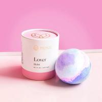 China Custom Recycled Cardboard Bath Bombs Tube Eco Packaging 500pcs for sale