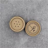 China Food Grade Kraft Paper Spice Container with Sifter 500pcs MOQ Custom Size for sale
