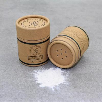 China Food Grade Kraft Paper Spice Container with Sifter 500pcs MOQ Custom Size for sale