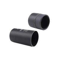 China Custom Black Cardboard Tube Boxes for Essential Oil Dropper Bottles 500pcs MOQ for sale
