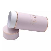 China Custom Printed Round Cylinder Paper Tube Container Eco Friendly for Apparel Veil 500pcs for sale