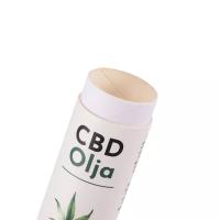 China 10ml CBD Essential Oil Round Paper Tube Packaging Customizable Kraft Cosmetic Cylinder for sale