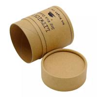 China Custom Kraft Paper Tube Boxes for 3.5oz Candle Cylinder Packaging Eco Friendly for sale