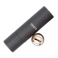 China Custom Black Kraft Essential Oil Paper Tube Packaging Eco Friendly 500pcs MOQ for sale