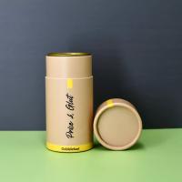 China Custom Airtight Paper Tube Container Cosmetic Cylinder Packaging 500pcs for sale