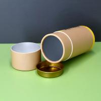 China Custom Airtight Paper Tube Container Cosmetic Cylinder Packaging 500pcs for sale