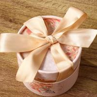 China Custom Elegant Tube Box with Ribbon Gift Packaging for Wedding Candy 500pcs MOQ for sale