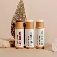 China 0.5oz Kraft Paper Lip Balm Tubes Cardboard Deodorant Push Up Tube Packaging Custom Size for sale