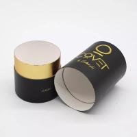 China Custom Gold Stamping Logo Cosmetic Paper Tube Packaging for Perfume Candle 50mm for sale