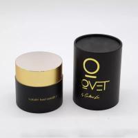 China Custom Gold Stamping Logo Cosmetic Paper Tube Packaging for Perfume Candle 50mm for sale