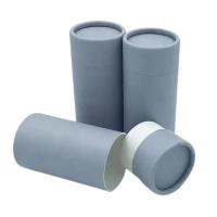 China Custom Kraft Paper Tube Packaging Boxes for Perfume Cosmetics 80mm Diameter for sale