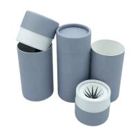 China Custom Kraft Paper Tube Packaging Boxes for Perfume Cosmetics 80mm Diameter for sale
