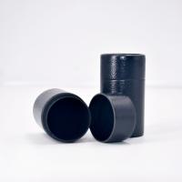 China SGS Certified 184mm Cardboard Wine Tube Leather Surface Presentation Box for Bottle Packaging for sale