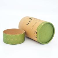 China Custom Printed Kraft Paper Tube Round Cylinder Food Packaging 500pcs MOQ for sale