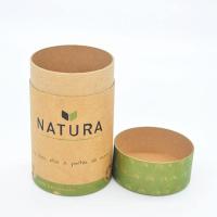 China Custom Printed Kraft Paper Tube Round Cylinder Food Packaging 500pcs MOQ for sale
