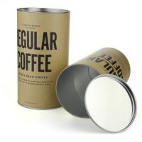 China Airtight Cardboard Tube Containers CMYK Custom Printed Paper Tubes 157gsm Food Grade for sale