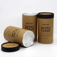 China Airtight Cardboard Tube Containers CMYK Custom Printed Paper Tubes 157gsm Food Grade for sale