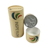 China Airtight Cardboard Tube Containers CMYK Custom Printed Paper Tubes 157gsm Food Grade for sale