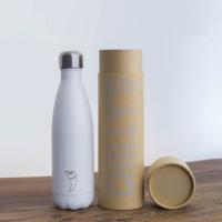China Custom Recyclable Wine Bottle Gift Tube UV Coated Kraft Cardboard Cylinder 10 Years Factory for sale