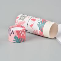 China Biodegradable Cardboard Tube 21mm Deodorant Lip Balm Container Custom Size for sale