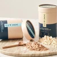 China Food Grade Collagen Powder Paper Tube Canister 1000pcs MOQ Kraft Cardboard Packaging for sale