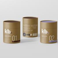 China Custom Paper Tube Tea Packaging Cylinder with Aluminium Foil Liner 100x250mm for sale