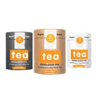 China Custom Paper Tube Tea Packaging Cylinder with Aluminium Foil Liner 100x250mm for sale