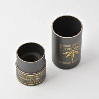 China Custom CBD Essential Oil Paper Tube Packaging Kraft Cardboard Cylinder with Gold Stamping for sale