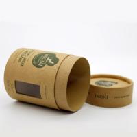 China Custom Kraft Paper Cosmetic Tube Packaging for CBD Essential Oil 500pcs MOQ for sale