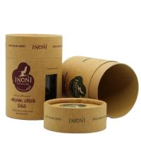 China Custom Kraft Paper Cosmetic Tube Packaging for CBD Essential Oil 500pcs MOQ for sale