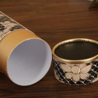 China Custom Biodegradable Paper Tube Packaging for Tea Cylinder 80mm Diameter for sale