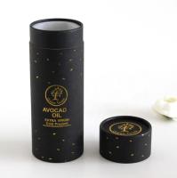 China Custom Cylinder Wine Gift Boxes Glossy Lamination with Aluminum Foil Lining 500 Pcs MOQ for sale