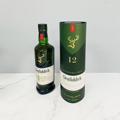 China Custom UV Printed Christmas Wine Bottle Gift Boxes Eco Friendly Matte Varnishing 500 PCS MOQ for sale