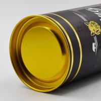 China Custom Round Cardboard Wine Tube Packaging with Matte Varnishing and EVA Insert 500 PCS for sale